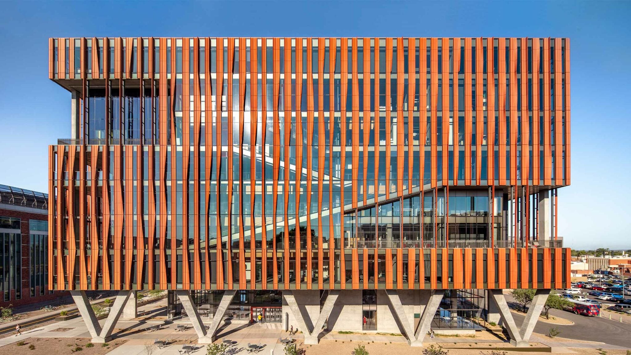 A Tactile Terra-cotta Facade Emerges at the University of Arizona