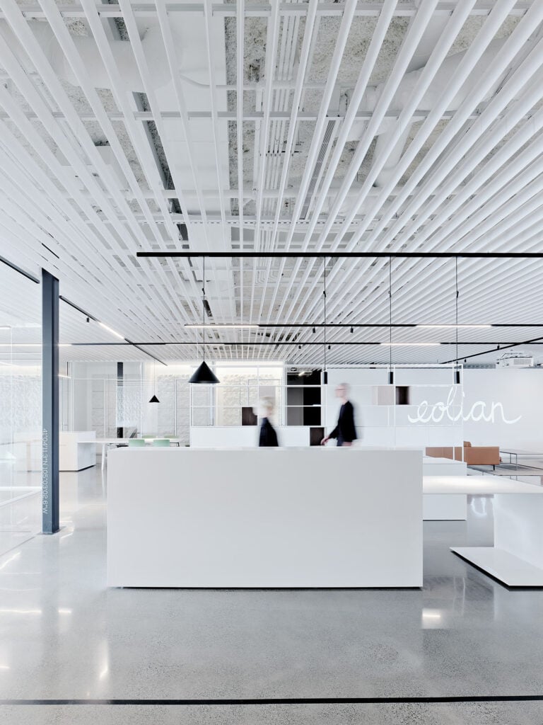 Inside a Renewable Energy Company's Monochromatic Office