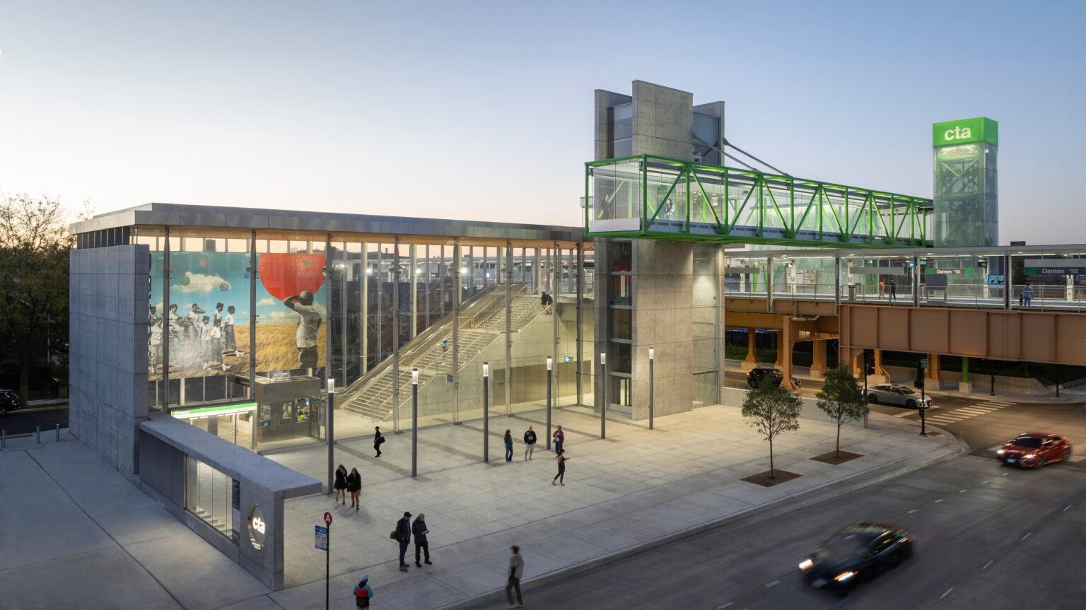 A New Train Station Provides Access to Chicago's West Side